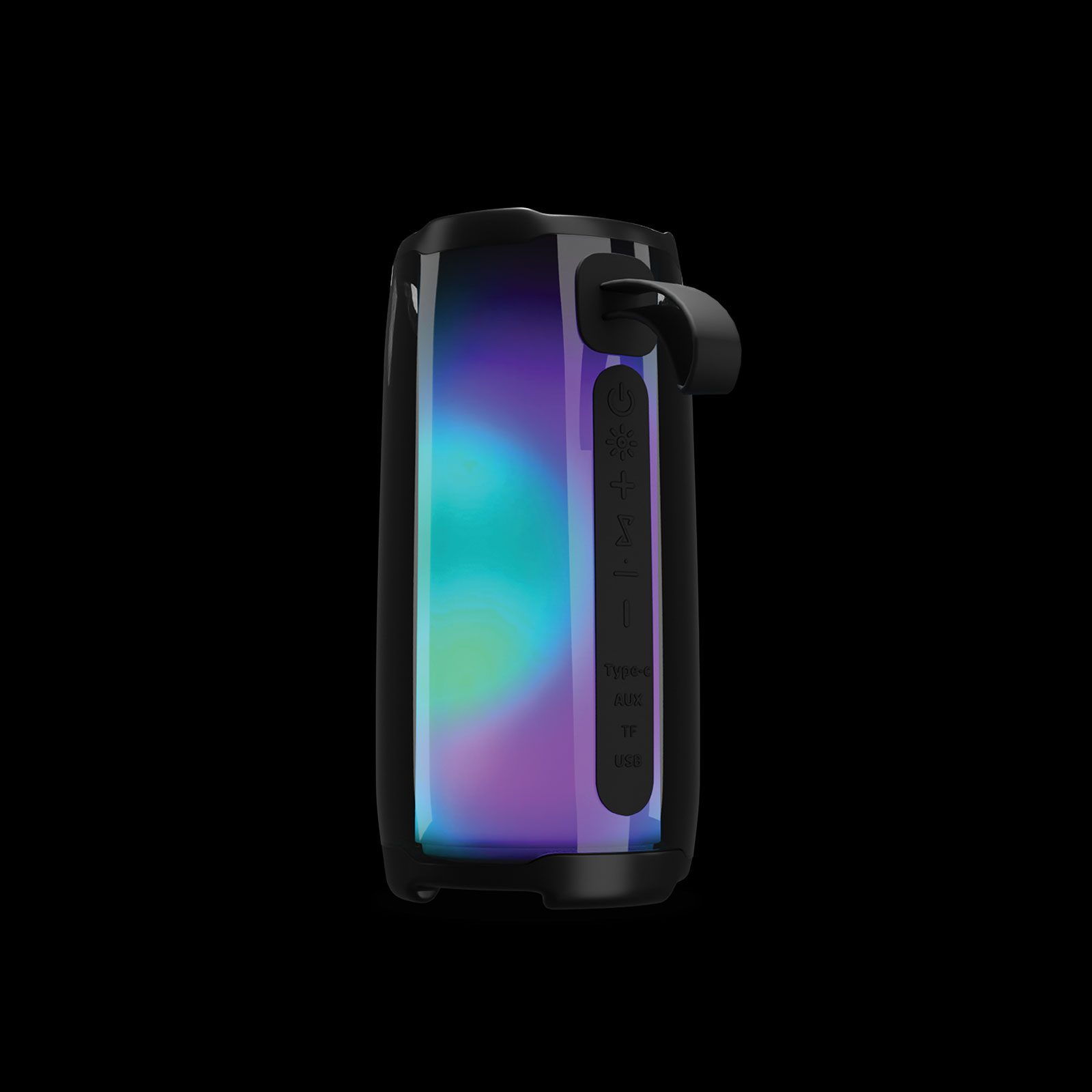 Vismac Spectra S-108 Wireless Speaker – 360° RGB Light Show & Deep Bass ...
